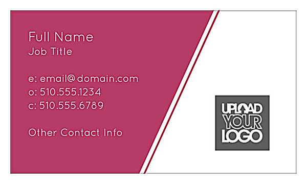 Customizable Angular Lines Business Card Template